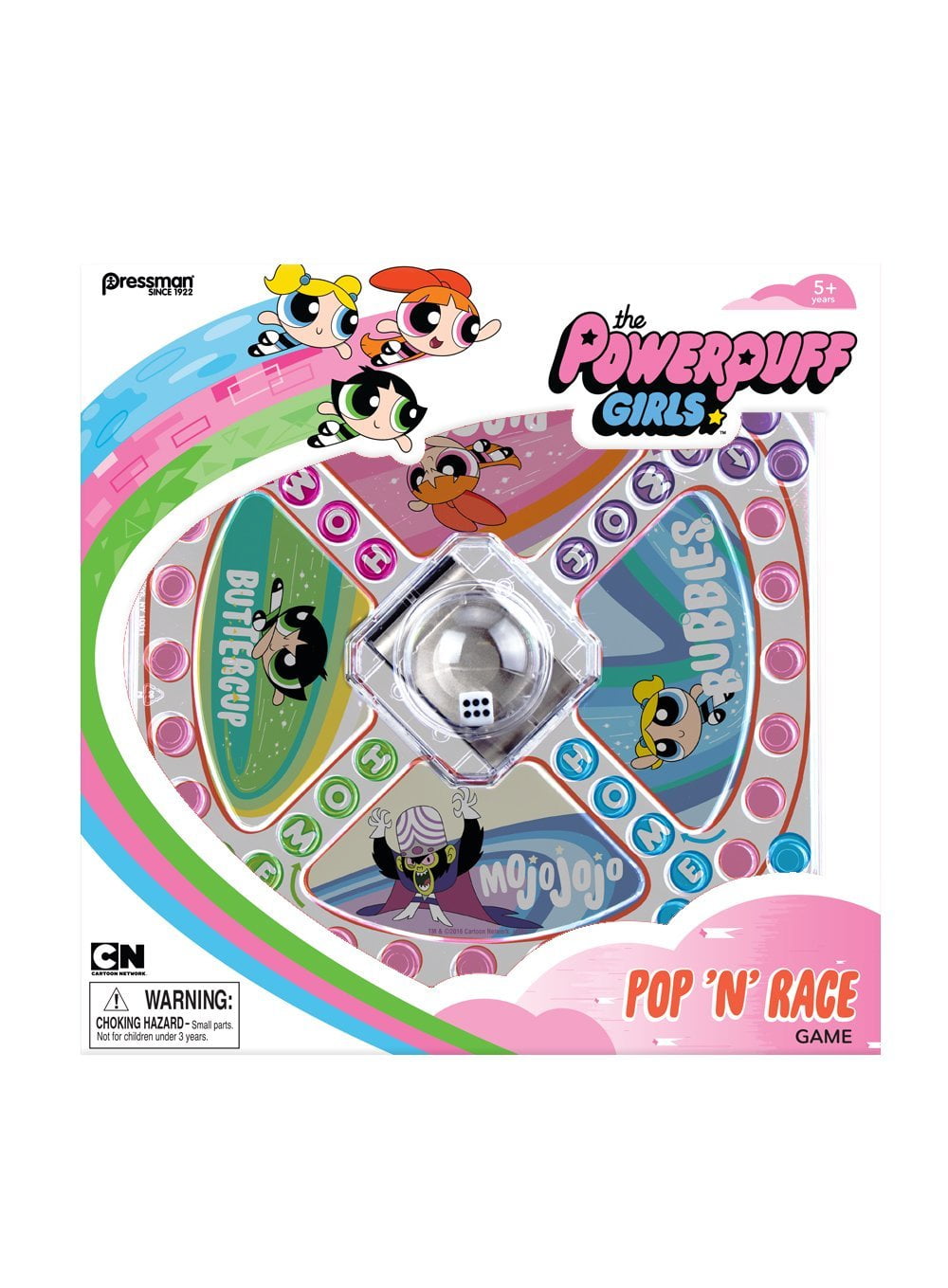 Games - Pressman Toy - Powerpuff Girls Pop 'N' Race New 4911-06 ...