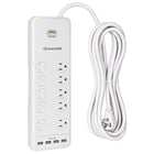 Tripp Lite 16 Outlet Power Strip, Long Cord 15 ft, 120V, 15A, 48 inch ...