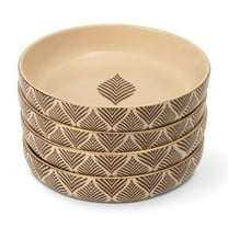 Thyme & Table 4-Pack Stoneware Low Bowls, Ocee Leaf - Walmart.com