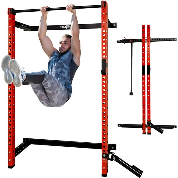 Cap Squat Rack Pull Up Bar