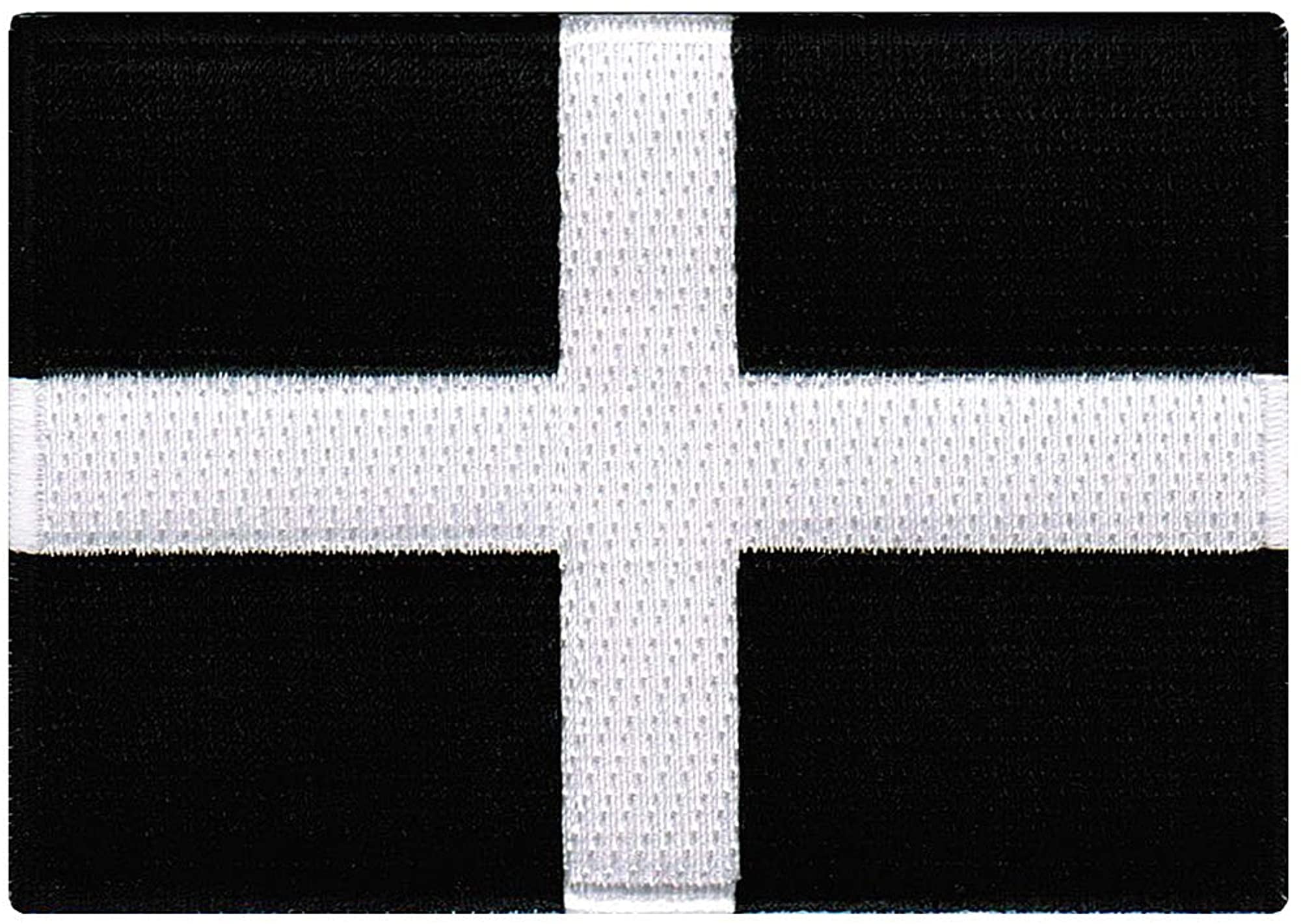 Cornwall Flag Embroidered Patch Cornish England Iron-On Celtic UK ...
