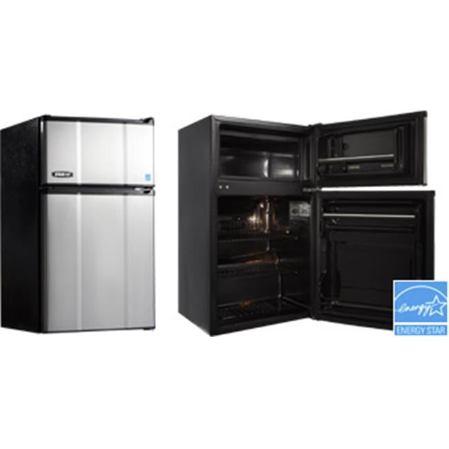 MicroFridge Refrigerator & True Freezer Combo Appliance, Stainless ...