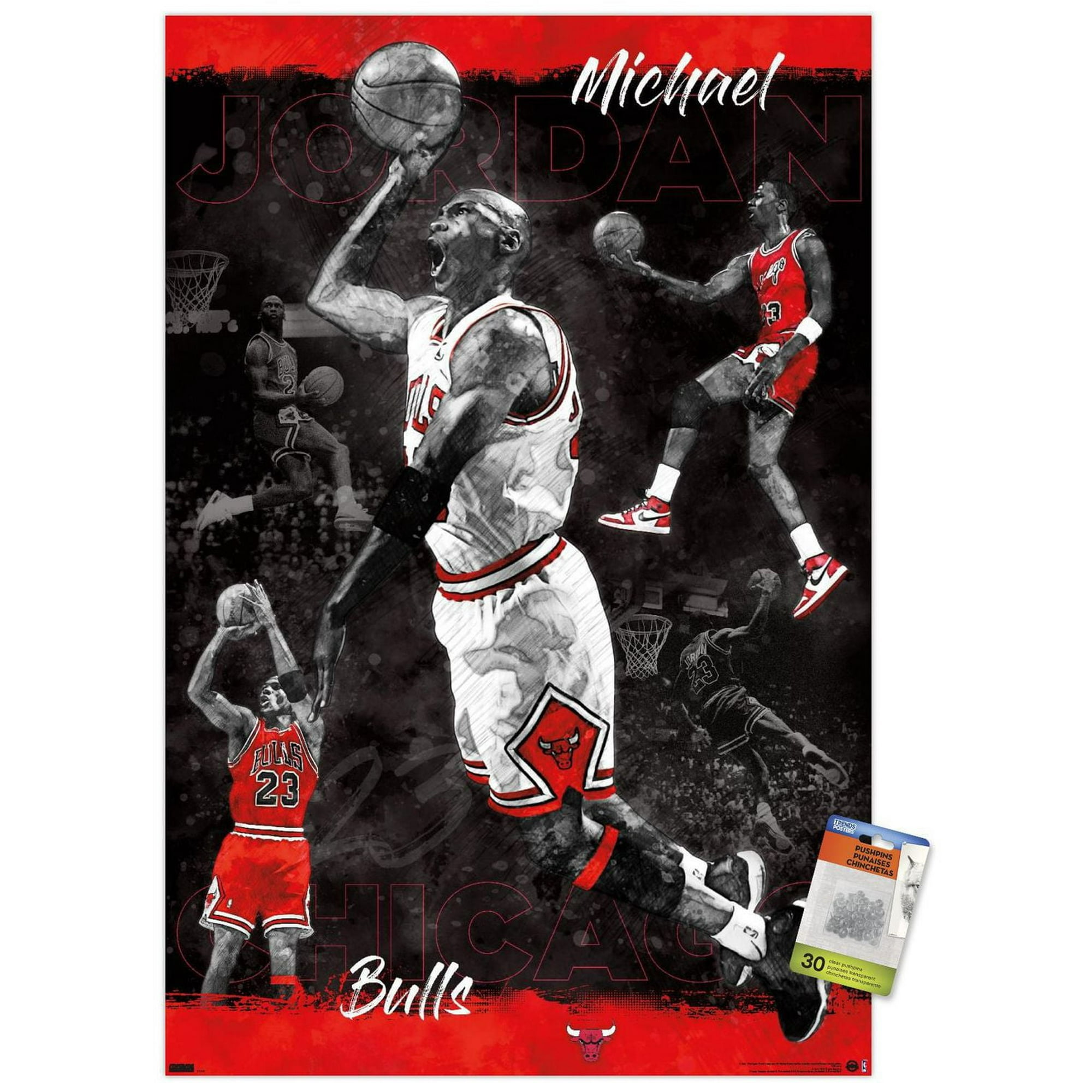 Click here for Trends International Michael Jordan - Sketch Wall... prices