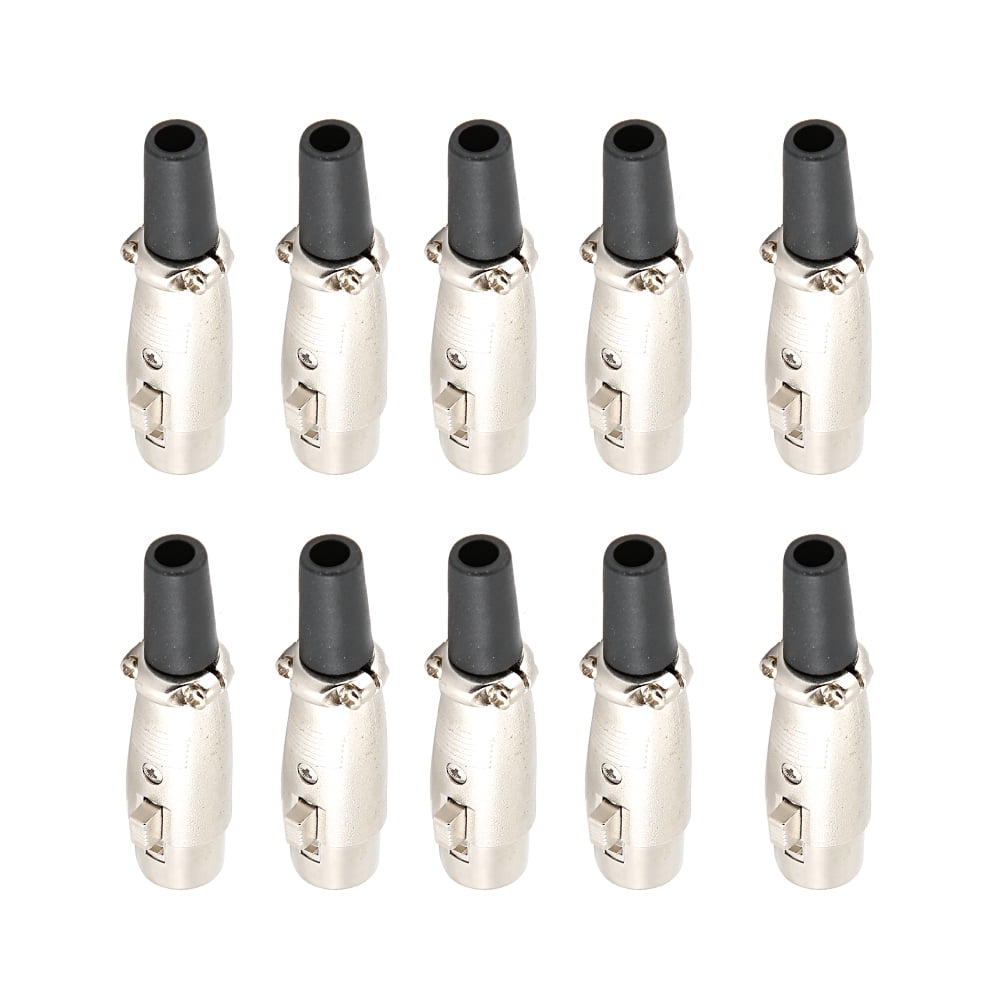 10 Uds micrófono de Audio de estilo japonés conector adaptador XLR de ...