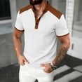 YLSDY Men's Short Sleeve Corduroy Textured Button-Down Casual Shirt ...