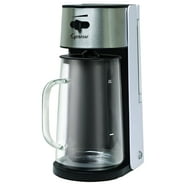 Mr. Coffee Electric Iced Tea Maker, 2-in-1 Brewing Machine with Glass ...