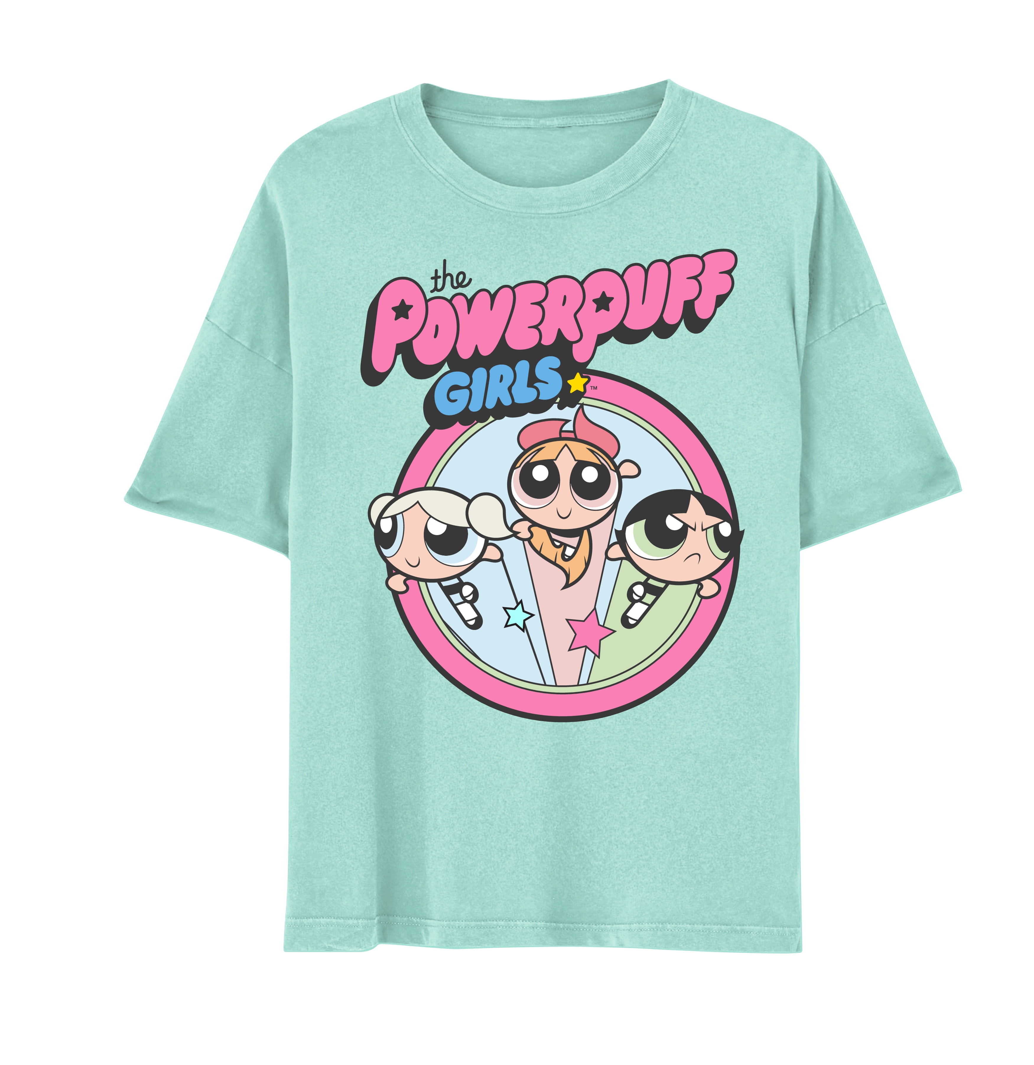 Powerpuff Girls The Girls Mens and Womens Short Sleeve T-Shirt (Mint, S ...