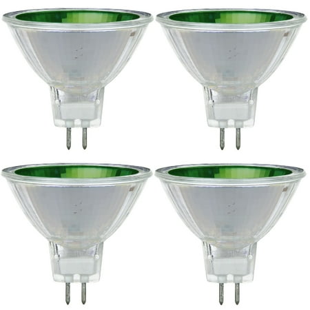 Pack of 4 MR16/50/NSP/12V/G 50 Watt Halogen MR16 GU5.3 Based Mini ...