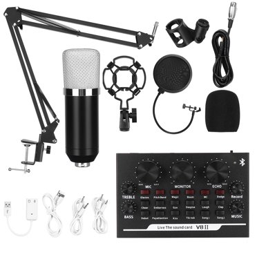 ZINGYOU BM800 Condenser Microphone Bundle Mic Kit for Studio Recording & Brocasting - Walmart.com