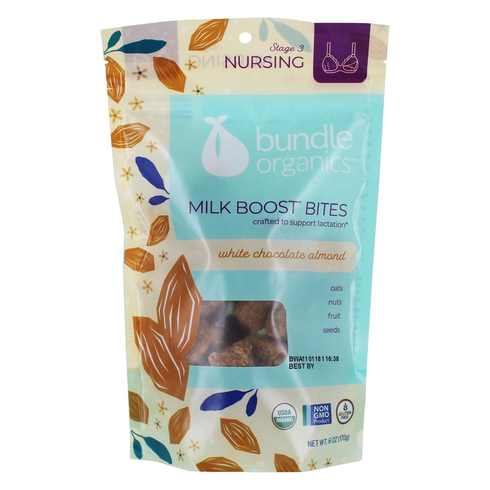Bundle Organics - Milk Boost Bites White Chocolate Almond - 6 oz ...