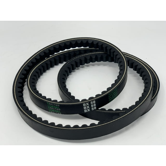 BX58 Classic Cogged V-Belt 21/32 x 61in Outside Circumference - Walmart.com