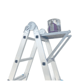 Qunbio Metal Ladder Platform, Anti-Slip Extension Ladder Tool Tray ...