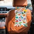 1pc Polyester Hanging Car Trash Bags Collapsible Small Auto Trash Cans ...