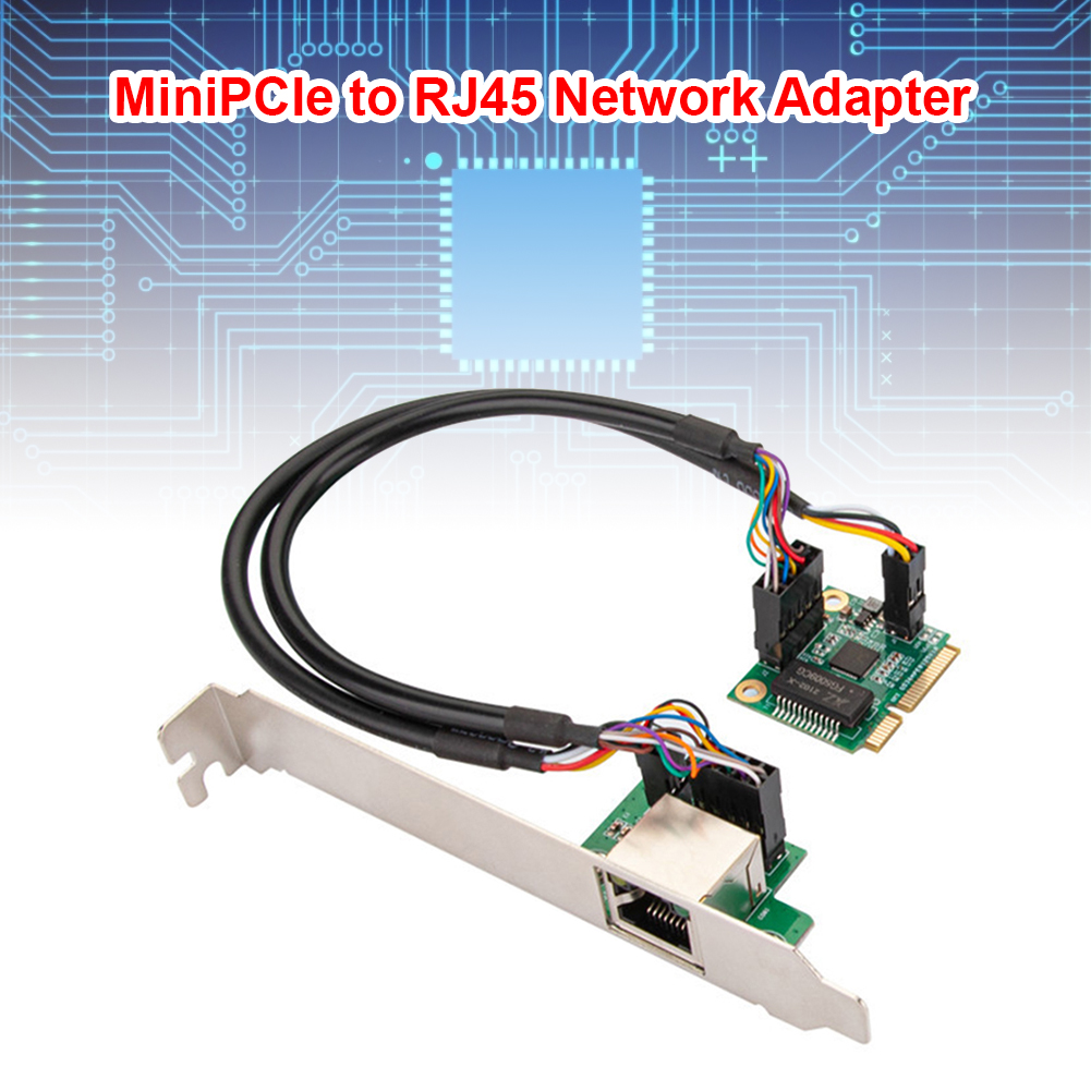 2.5G Base-T Mini PCI-E a Gigabit Adapter Desktop Computer Network ...