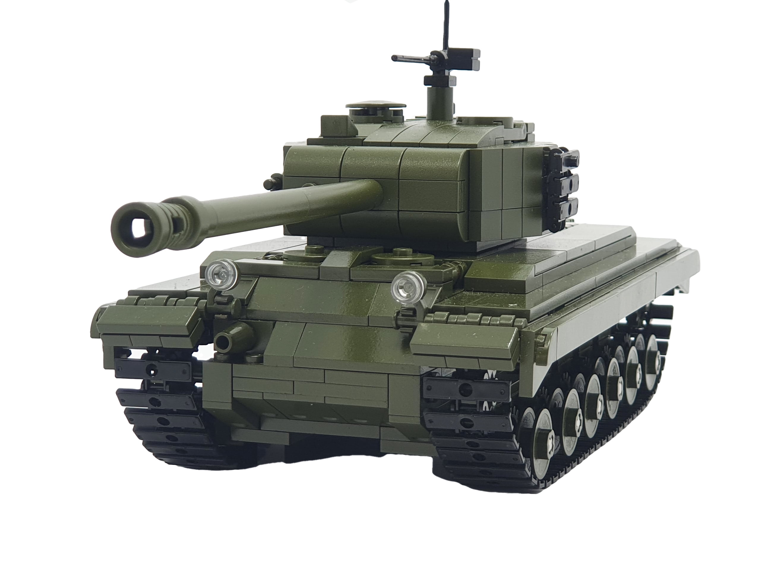 IMEX Oxford M26 Pershing U.S. Heavy Tank Brick Building Set (748 Pieces ...