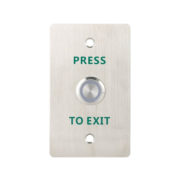 Metal Access Switch,DC12~24V Metal Door Open Push Release Button Exit ...