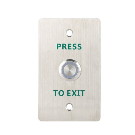 Metal Access Switch,DC12~24V Metal Door Open Push Release Button Exit ...