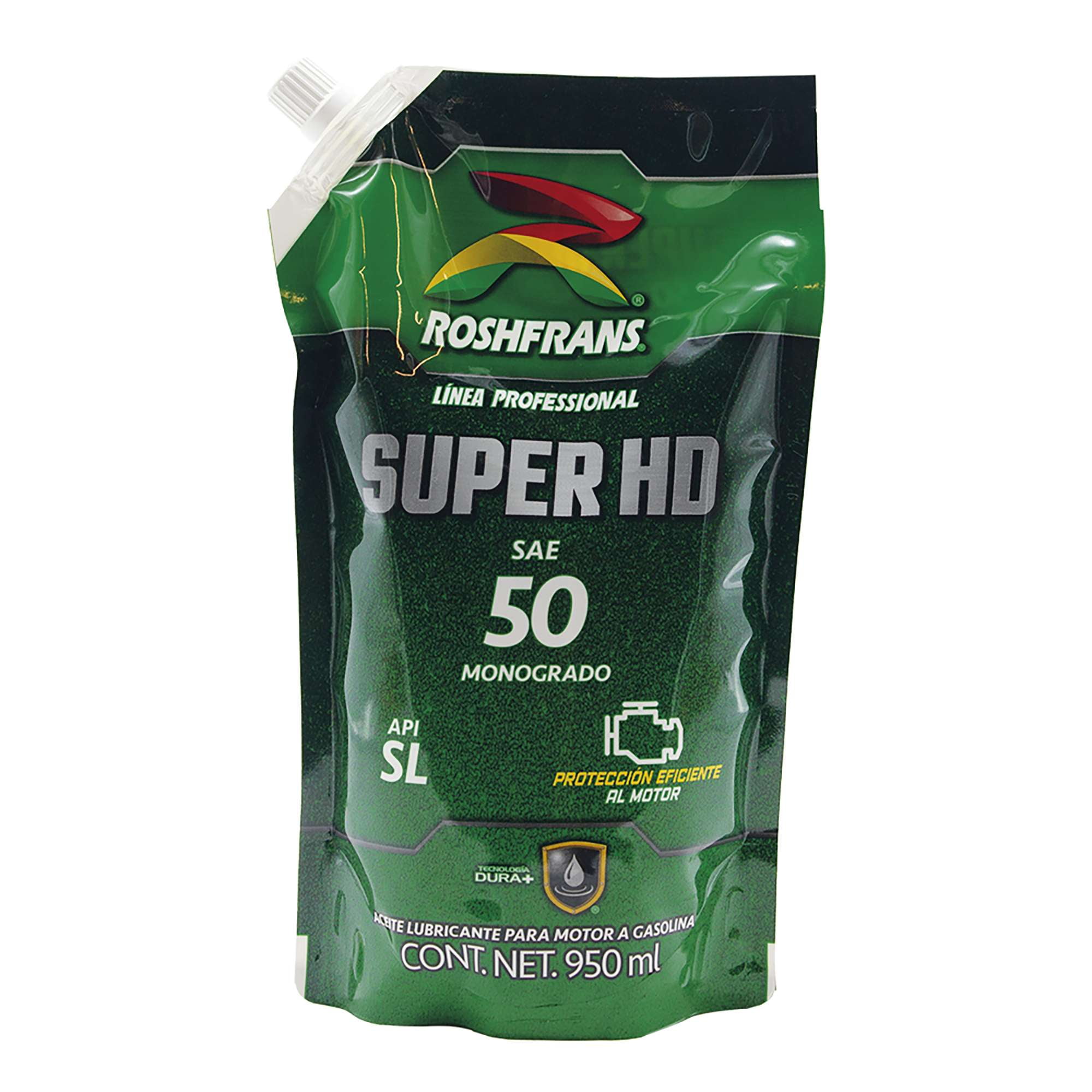 Aceite motor Multigrado Roshfrans SUPER HD 50 950 ml ROSHFRANS SAE 50 ...