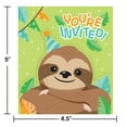 Sloth Party Invitations - 1 Pack 8 ct - Party Supplies - Walmart.com