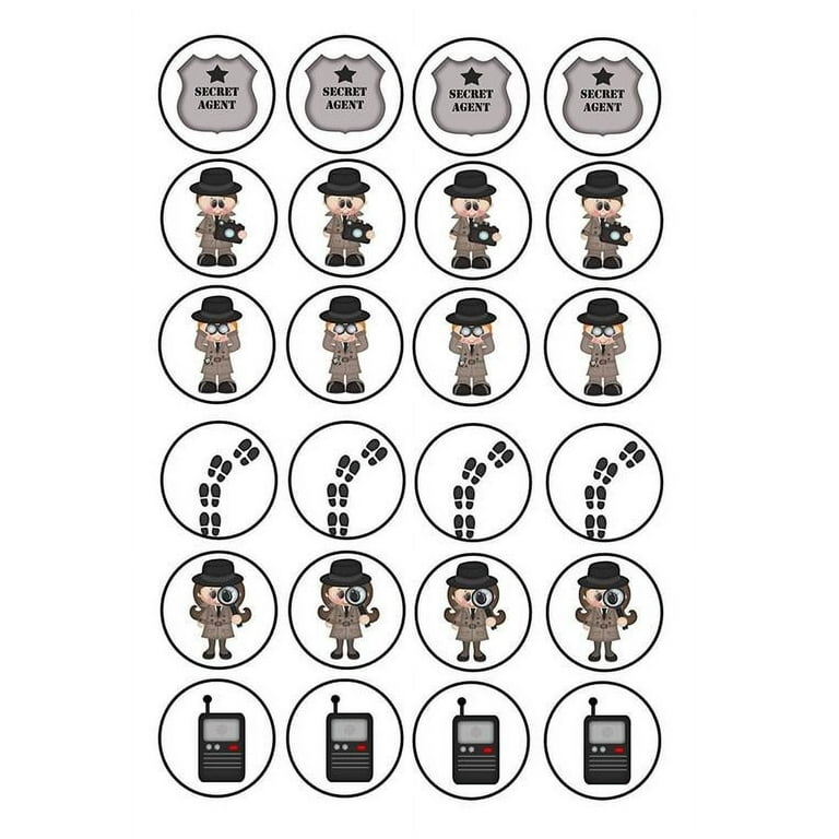 Secret Agent Badges Printable