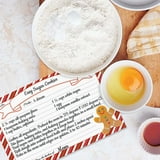 Current Gingerbread Man Christmas Recipe Cards - Set of 24 Regular ...