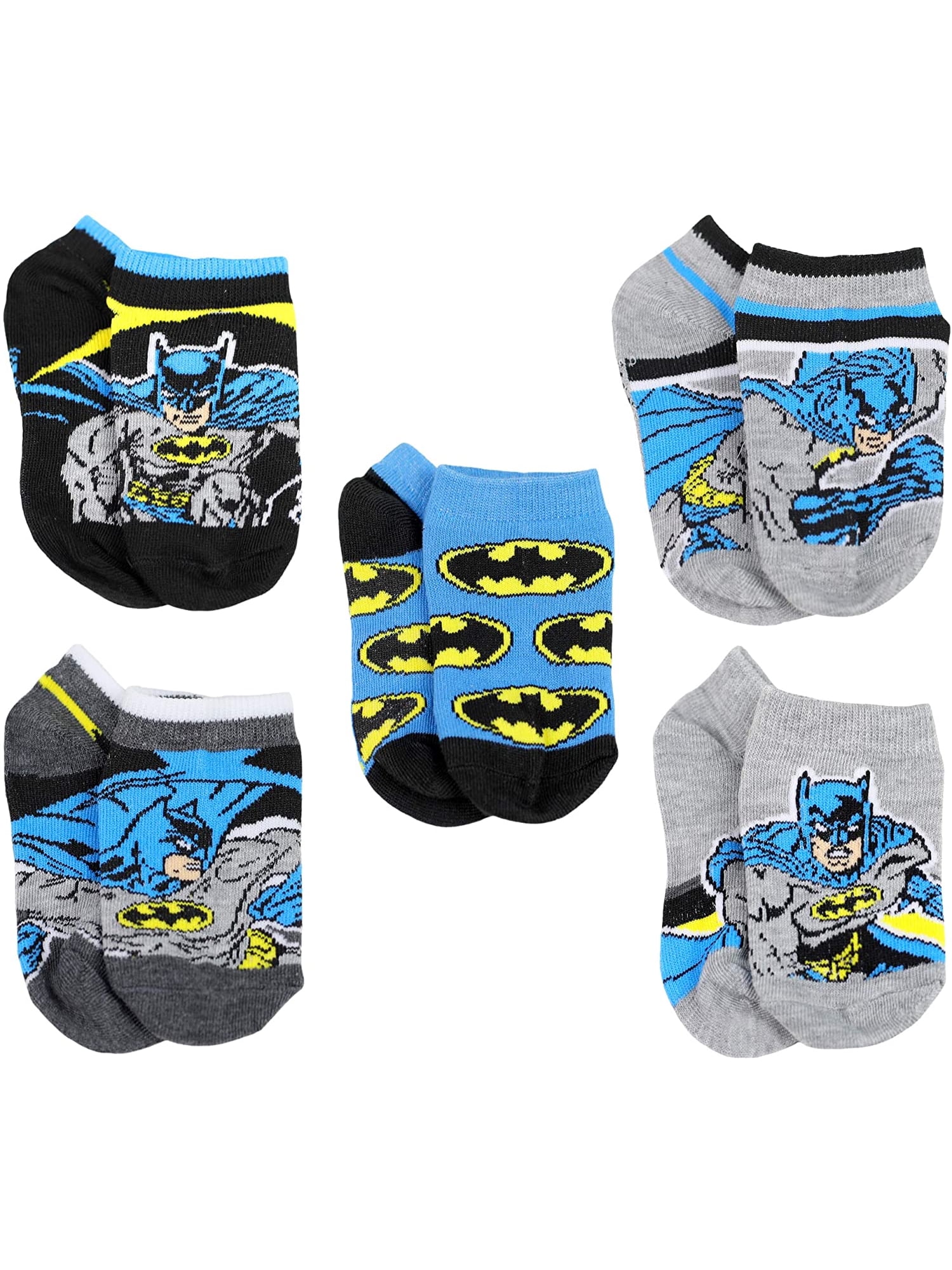 DC Comics Boys' Batman 5 Pack Socks (Toddler & Little Boys) - Walmart.com