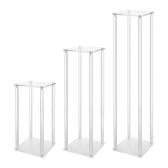 Balsa Circle 5 Large Plastic Clear Acrylic Display Boxes for Party ...