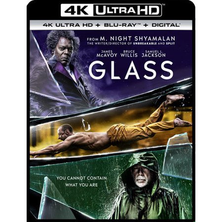 Glass [ULTRA HD] With Blu-Ray, 4K Mastering, Digital Copy, 2 Pack ...