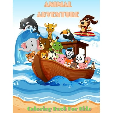 Favorite Animals - Coloring Book For Kids: This Adorable Coloring Book ...
