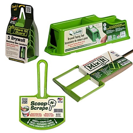 Ultimate Drywall Kit by Buddy Tools - 4 Tools in 1 - Includes Tape ...