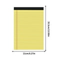 A3 Horizontal Line Tear-off Notepad A4 Memo Planner Portable Notepad 50 ...
