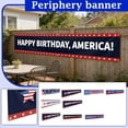 4th of July Decorative Banner Hanging Patriotic Red White Blue ...
