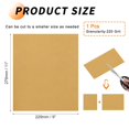 1 Pcs 220 Grit Sandpaper, 9 x 11 Inch Sand Paper Alumina Abrasive ...