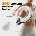 360° Rotating Wrist & Forearm Traine， Arm Exerciser with Digital ...