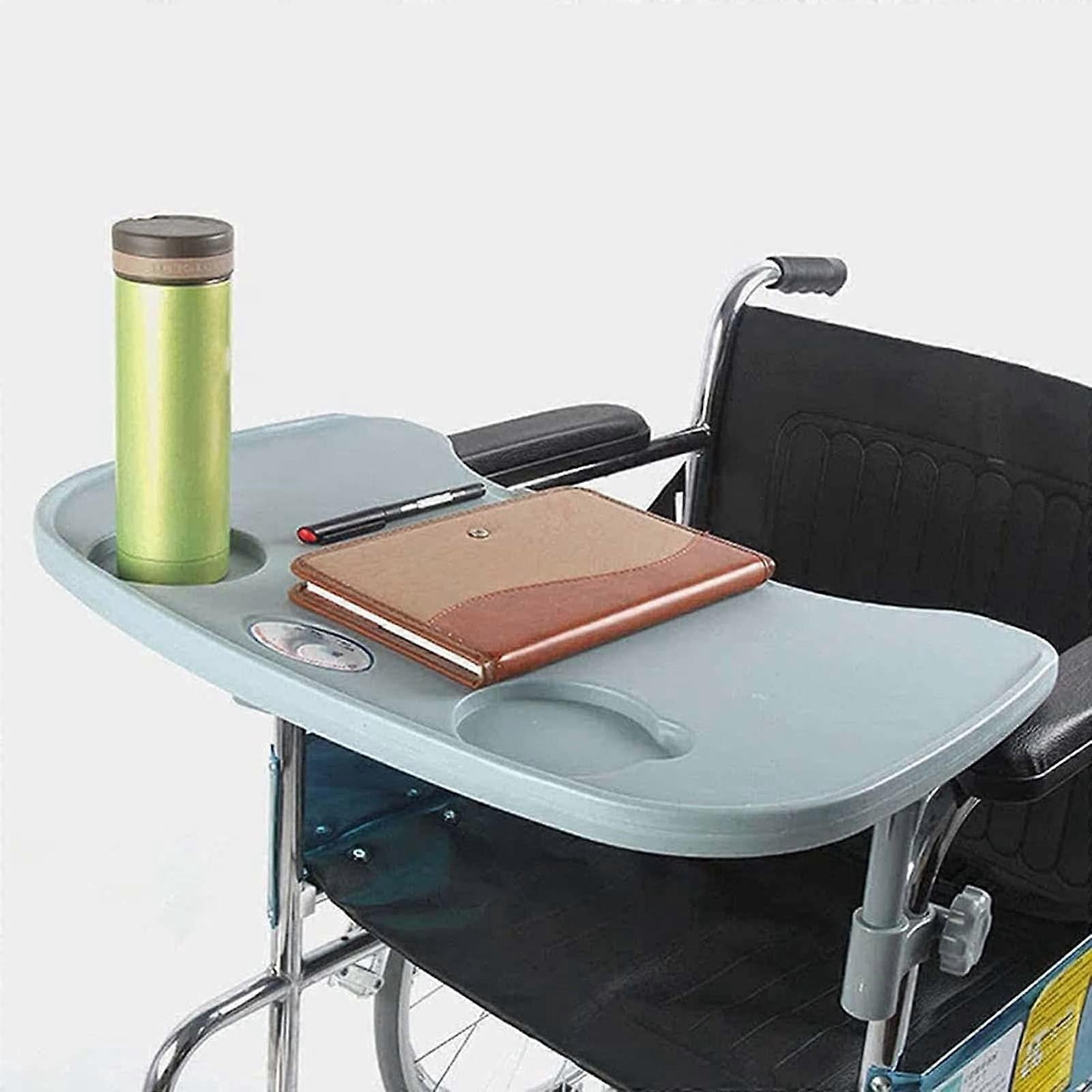 Wheelchair Lap Tray Table With 2 Cup Holders, Universal Tray Desk Fit ...