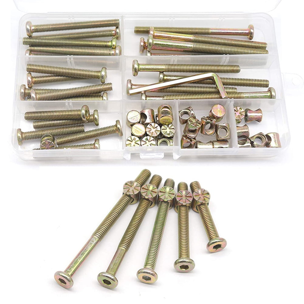 Zinc Plated Screws and Bolts Screws Replacement Parts Furniture Bolts ...