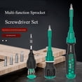 Multiple Functional Ratcheting Screwdriver Set With Hexagonal Bit ...
