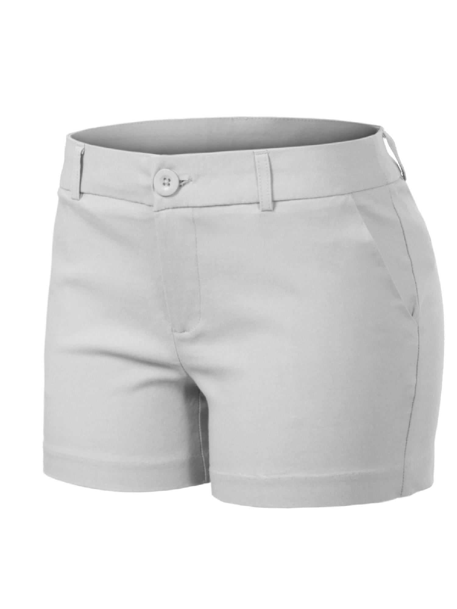 Made by Olivia Women's Slim Comfort Mid Rise Office Shorts - Walmart.com