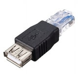 USB 2.0 Type A Female To RJ45 Male PC Ethernet LAN Adapter FAST Network ...