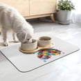 Abstract Panda Dish Drying Mats for Kitchen Counter, Colored Heart ...