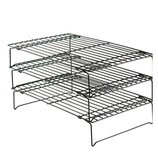 Labymos 3 Layer Large Wire Grid Cooling Tray Cake Food Rack Oven ...