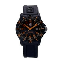 Luminox Navy Seal 45mm Carbon Black Dial Rubber Mens Quartz Watch XS ...
