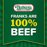 Nathan's Famous Skinless Beef Hot Dogs, 12 oz - Walmart.com