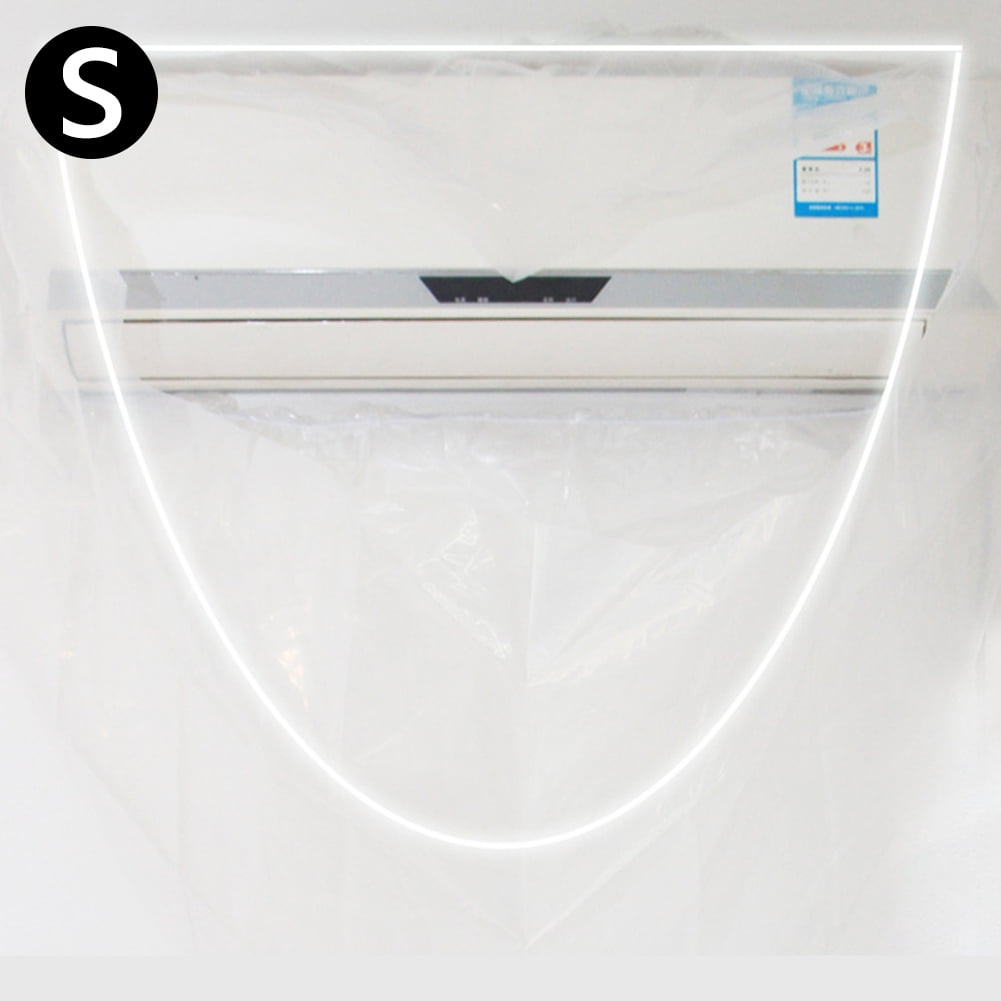 Air Conditioner Cover PVC Waterproof Reusable Air Conditioning Cleaning ...