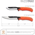 RazorMax - Replaceable Fixed Blade Hunting Knife with 3.5" Drop-Point ...