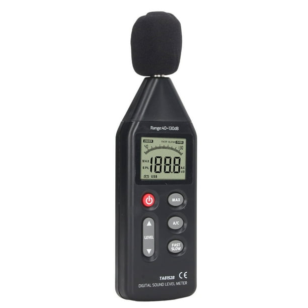 Medidor de nivel de sonido digital, probador de ruido Nivel de sonido Medidor de nivel de sonido ...