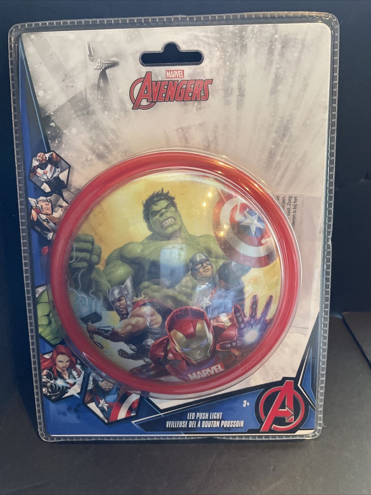Marvel Avengers LED Push Light - Walmart.com
