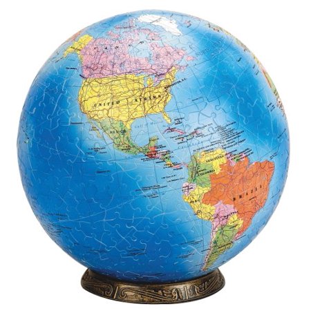 Esphera 360 9" 540 Pieces World Globe: Political Map by Mega Brands ...
