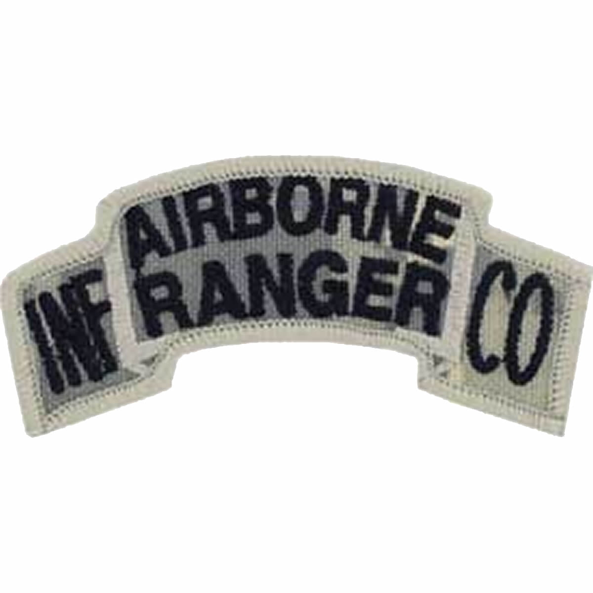 US ARMY AIRBORNE RANGER INFANTRY COMPANY TAB PATCH DESERT TAN LEAD THE ...