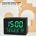 lulshou Digital Alarm Clock Large LED Clock with USB Charger Ports ...